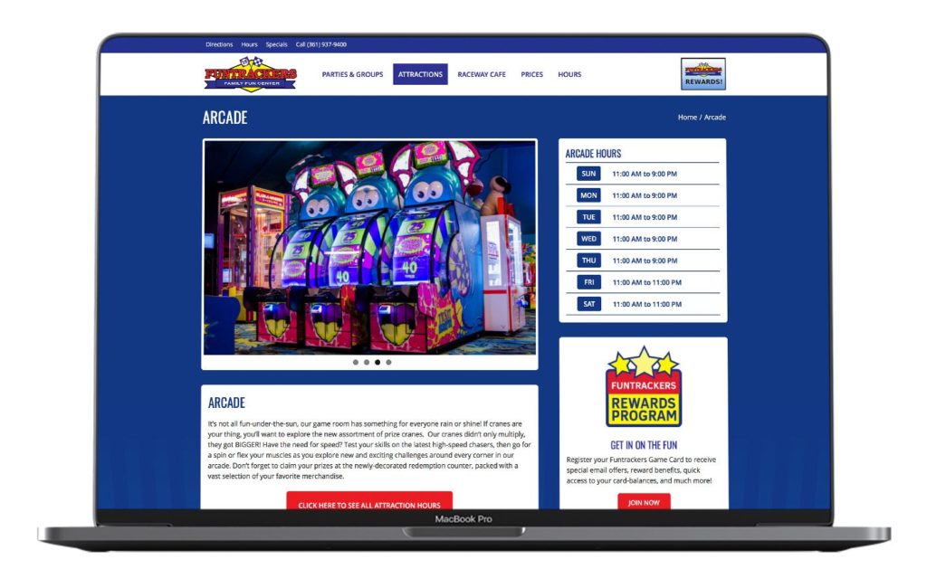 Funtrackers Case Study | Custom Website Build | Rocket Effect